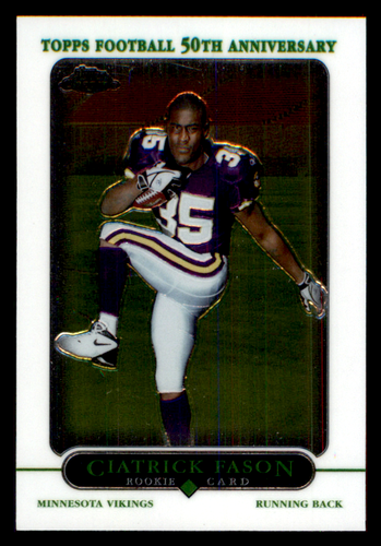 2005 Topps Chrome Ciatrick Fason RC #175 Minnesota Vikings | eBay
