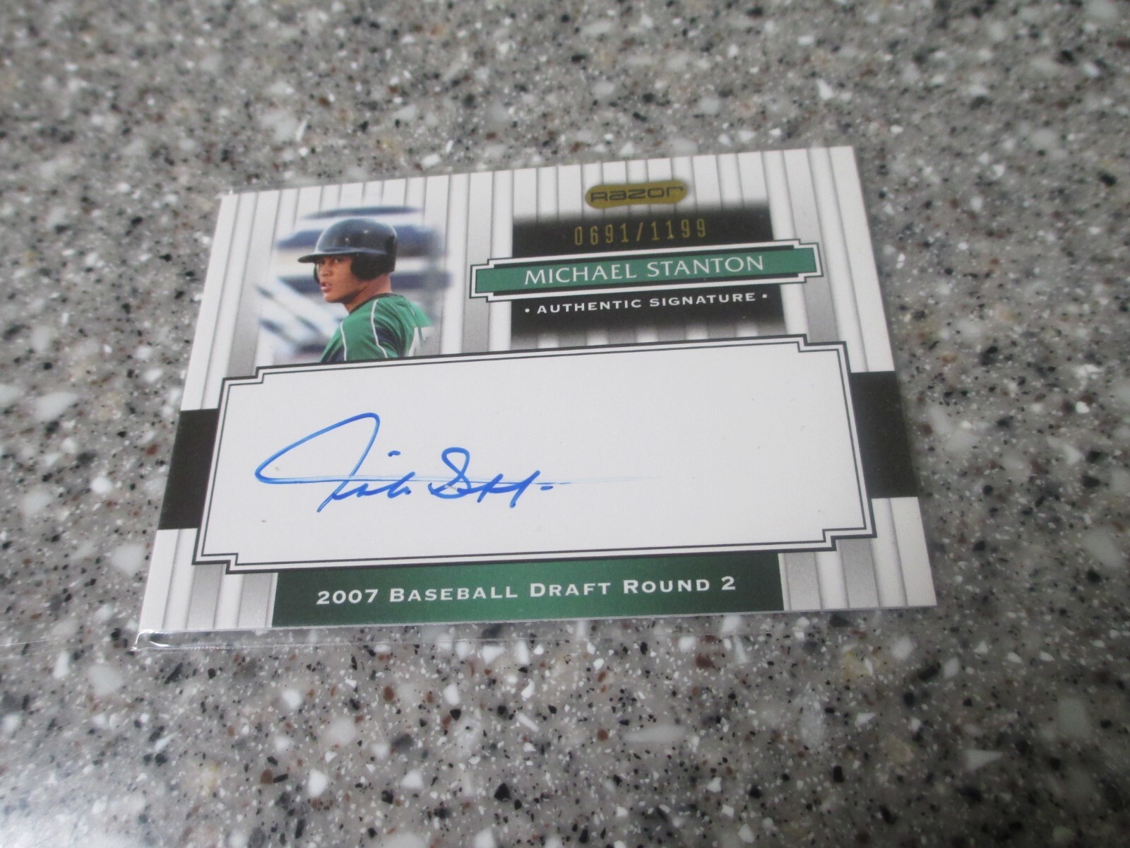 2008 Razor Signature Series - #197 Giancarlo Stanton /1199 (AU, RC ...
