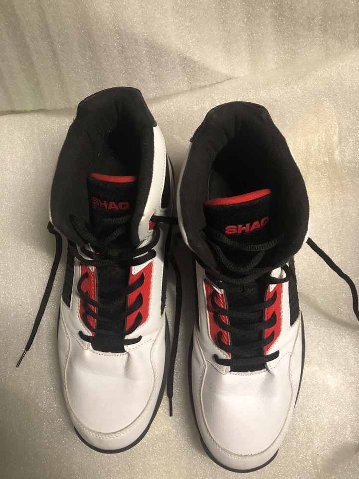 Shaq Bankshot Basketball Shoes White Red Black Men’s Sz 11 Shaquille O ...