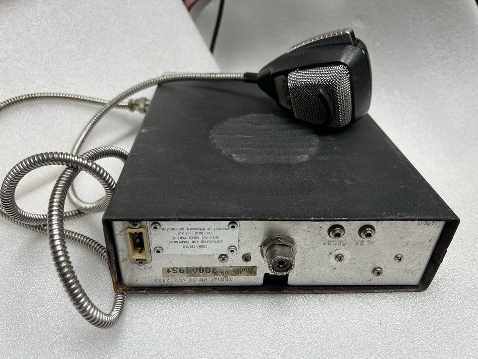 COBRA 138 XLR & ASTATIC 636 CB RADIO PEAKED/TUNED LOUD TALKING FAST ...