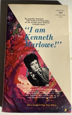 I AM KENNETH MARLOWE 1965 KENNETH MARLOWE SPECIALTY PULP BIOGRAPHY GAY ...