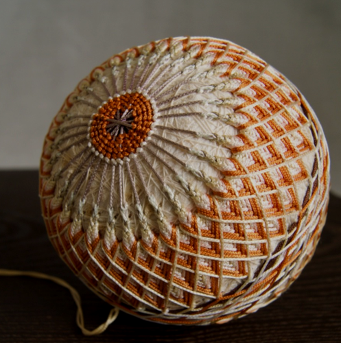 Old Japanese Traditional Folk Art Hand Craft Handball Temari 10cm(3.9 ...