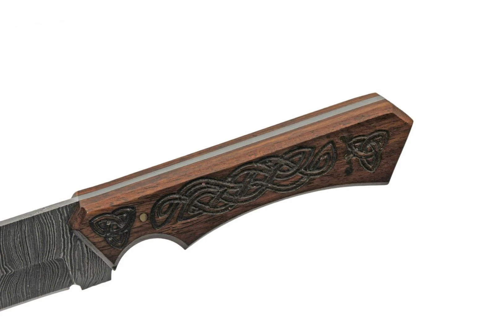 Lot of 5 Seax | Fixed-Blade Knife Damascus Steel Blade Anglo-Saxon ...