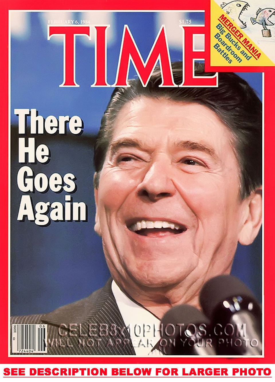 RONALD REAGAN 1984 TIME COVER (1) HQ 8x10 UNIQUE PHOTO tbr | eBay