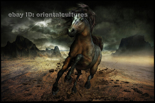 Chinese natural mulberry silk thread,su hand embroidery kits:horse 20 ...