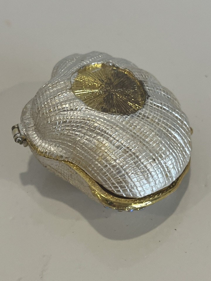 jewlery box, clam shell with Pearl, decorative small oyster shell | eBay