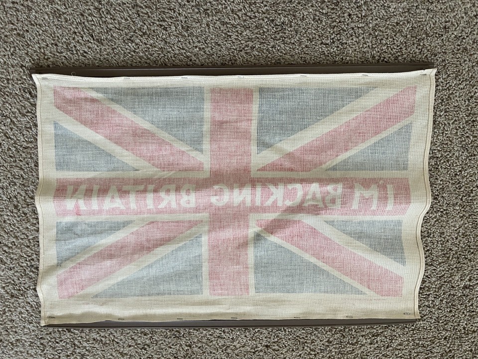 Britain Flag I’m Backing Britain Wall Hanging | eBay