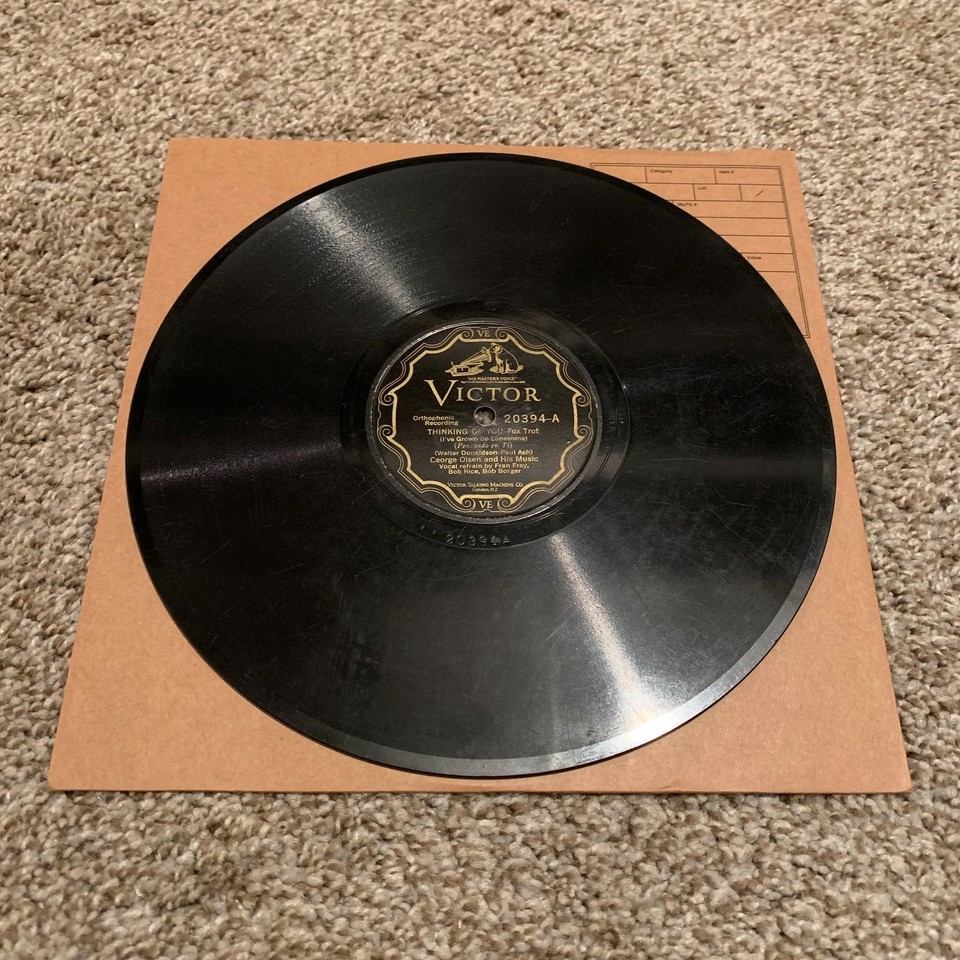 78 RPM Record Ben Pollack When I First Met Mary Jazz Dance Band Victor ...