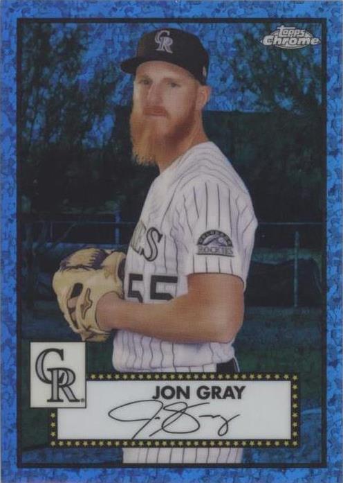 2021 Topps Chrome Platinum Anniversary - Jon Gray #363 Blue Mini ...