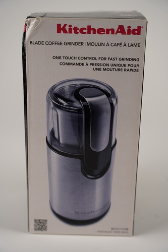 KitchenAid Blade Coffee Bean Grinder - Open Box - BCG111OB 883049216355 ...