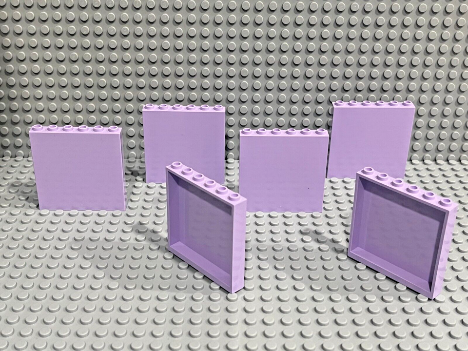 Lego Panels Walls 1x6x 5 - 59349 - City Castle Building Lot of 6 ...