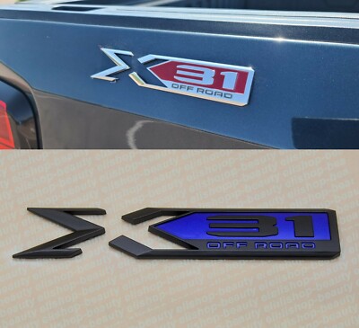 1PC NEW 2019 - 2024 GMC Sierra X 31 X31 OFF ROAD Bed Emblem OEM GEN ...