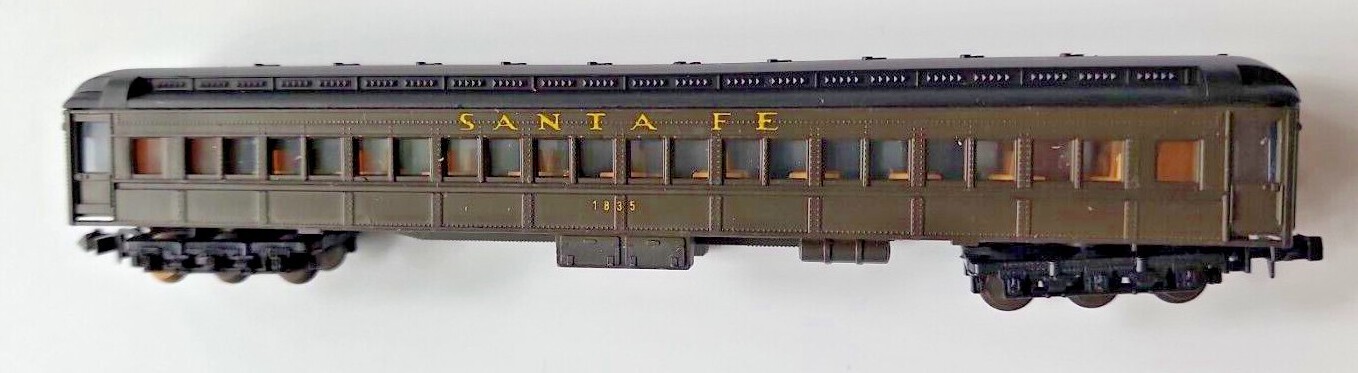PMI N Scale Trains, 1820 Coach ATSF in Case, Santa Fe 1835 U105-27 | eBay