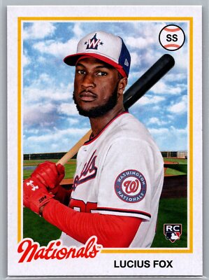 2022 Topps Archives '78 Baseball #190 Lucius Fox RC Washington ...