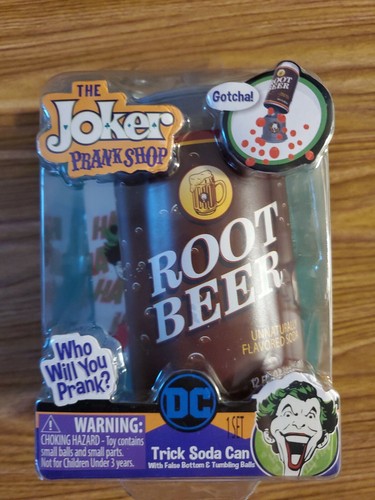 2020 DC The Joker Prank Shop DC Trick Soda Can Root-Beer NEW batman ...