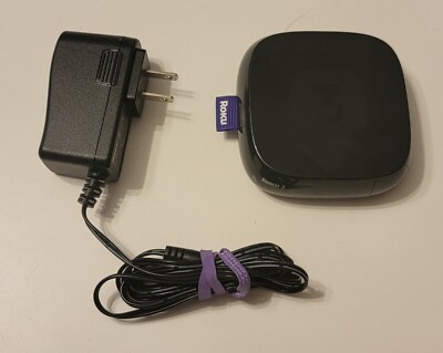 Roku 3 (3rd Generation) Media Streamer 4200X - Black tested no remote ...