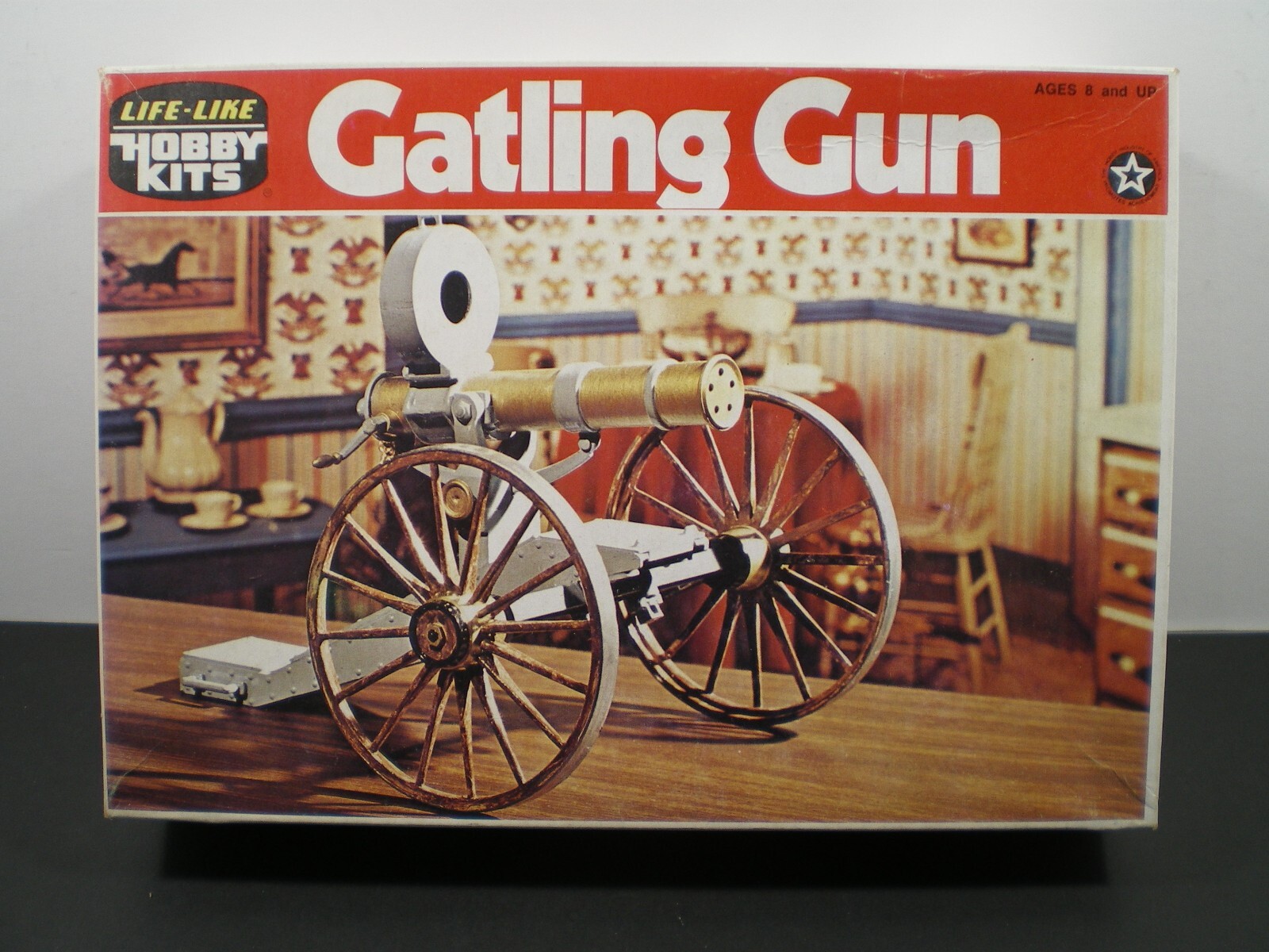 VINTAGE LIFE-LIKE HOBBY KITS: GATLING GUN #09693 MODEL KIT 1970's 1:24 SCALE | eBay