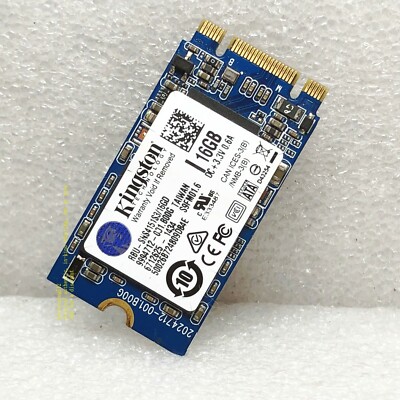 Kingston SSDNow 16GB Solid State Drive (rbu-sns4151s3 / 16gd) ngff m.2 ...