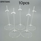10 Sets Transparent Doll Stand Support for 1/6 Doll Prop Up Model ...