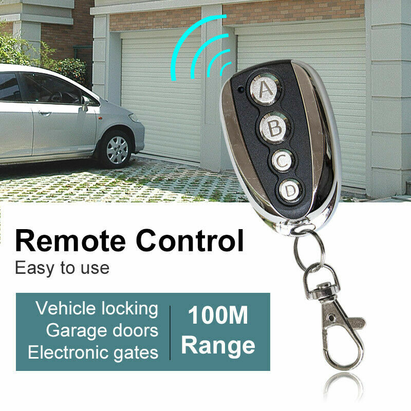 433mhz Electric Gate Garage Door Remote Control Home Cloning Key Fob ...