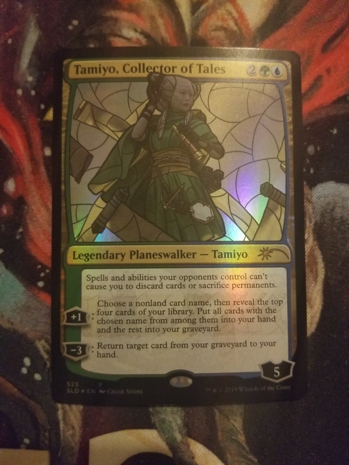 Tamiyo Collector Of Tales STAINED GLASS FOIL** 50% Off $30+ ** Magic ...