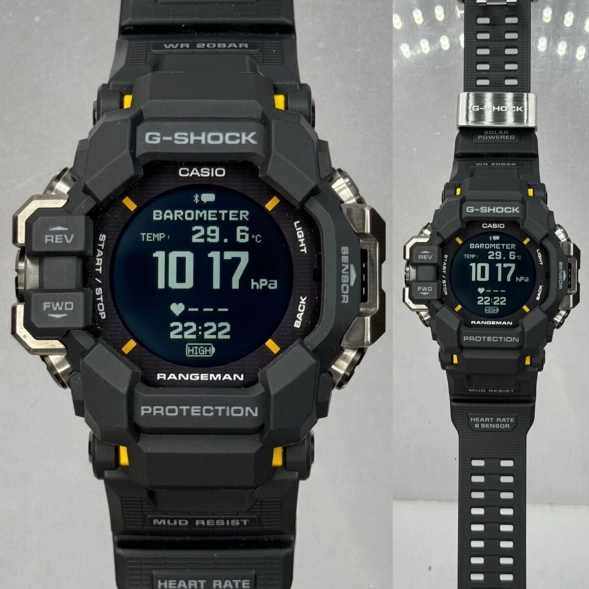 CASIO G-SHOCK RANGEMAN GPR-H1000-1JR Master of G Bluetooth GPS Men ...