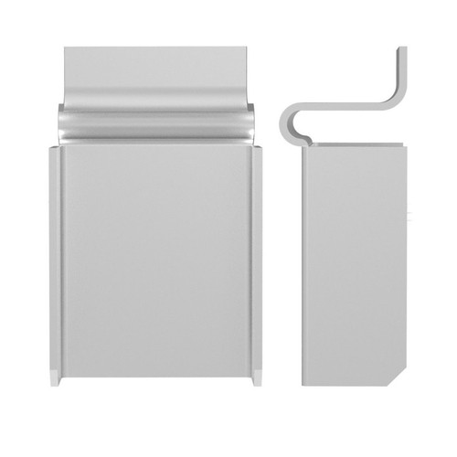 2x Rolltrak Spares FLYSCREEN CROSS BRACE CLIP 3660 Moulded, Aluminium ...