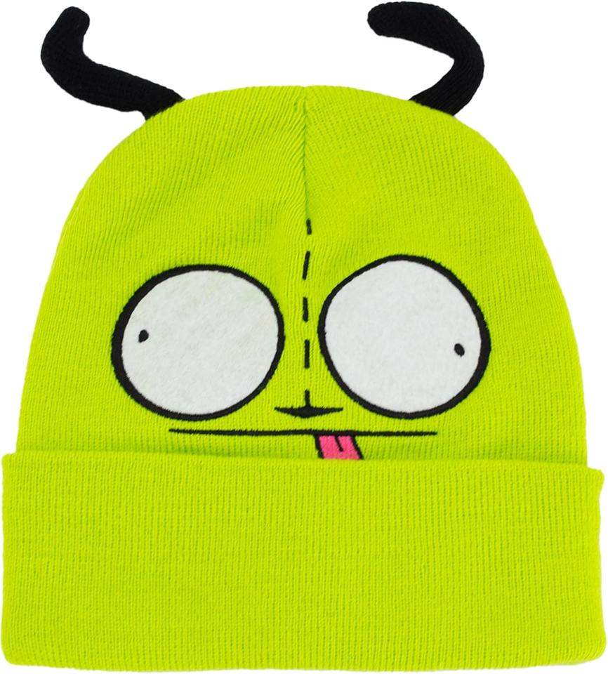 Invader Zim Beanie Hat, Gir Winter Knit Cap with Ears | eBay