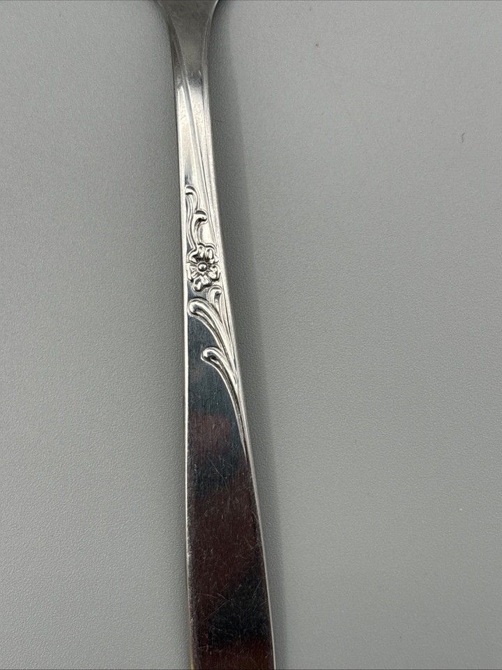 Vintage Oneida Spice Pattern 4 Pc Flatware Floral Server Ladle Fork ...