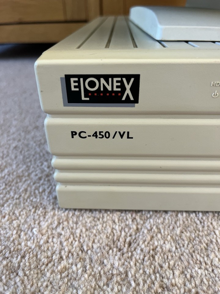 Elonex PC-450/VL Vintage Computer + GoldStar 1468 CRT Monitor 1996 ...