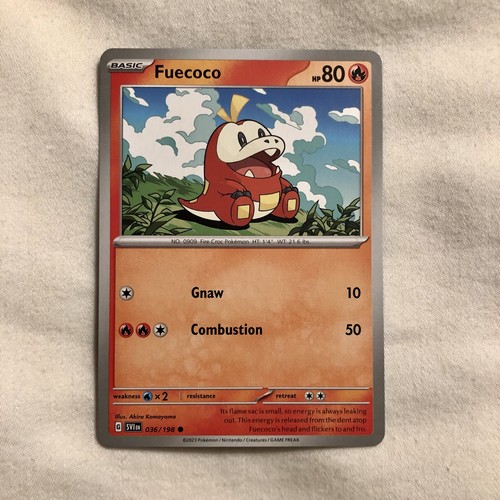 Fuecoco 036/198 Scarlet & Violet Base Set NM Pokemon card | eBay