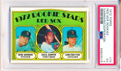 1972 Topps #79 Boston Red Sox Rookies PSA 5 - NEW CASE - JUST GRADED ...