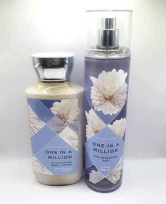 BATH AND BODY WORKS ONE IN A MILLION FRAGRANCE BODY MIST & LOTION (SET ...