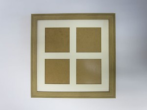 Oak Effect 14x14 Square Multi Aperture Picture Photo Frame 5x5 Photos ...