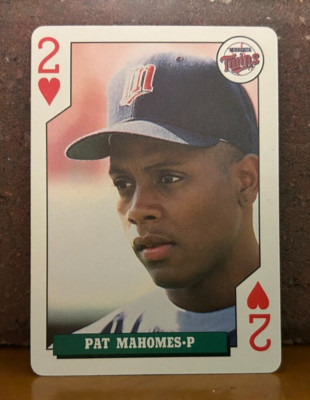 BASEBALL CARD NEW FRESH FROM PACK BICYCLE 1992 ROOKIES PAT MAHOMES ...