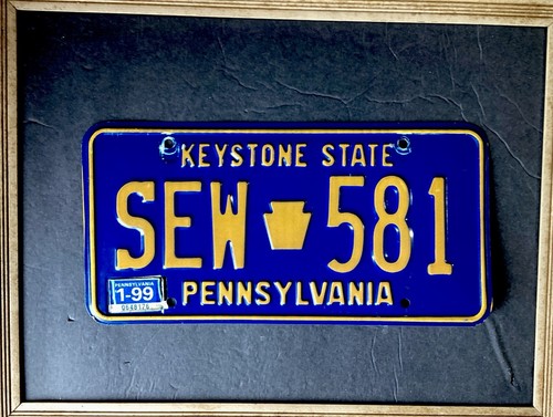 1999 PENNSYLVANIA “KEYSTONE STATE “ LICENSE PLATE | eBay