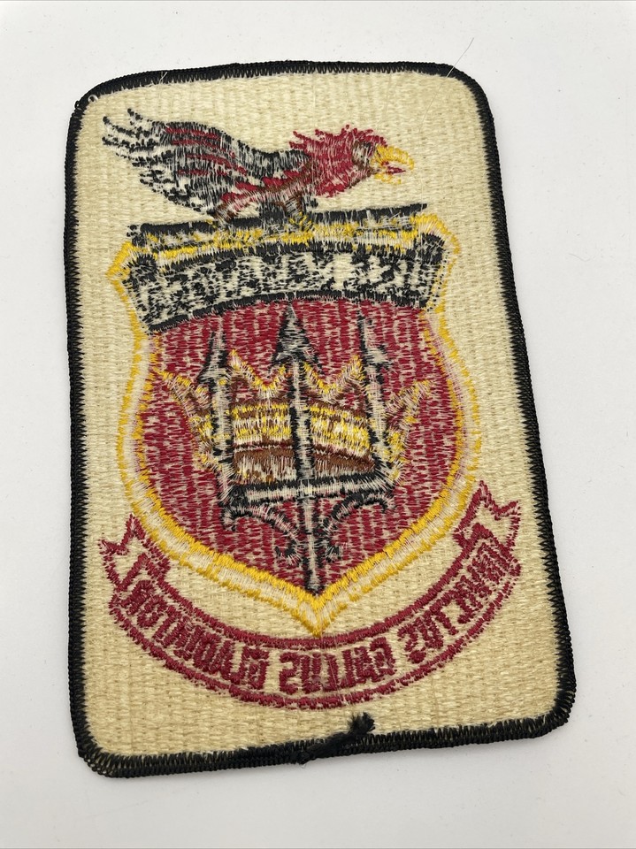 USS SARATOGA INVICTUS GALLUS GLADIATOR US NAVY MILITARY PATCH 4" x 5.5 ...