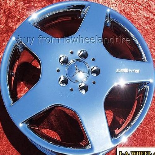 SET OF 4 CHROME 18" MERCEDES BENZ ML55 AMG ML320 ML350 ML430 ML500 ...