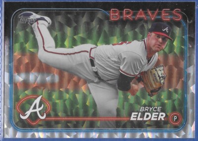2024 Topps Series 1 Bryce Elder #48 Silver Crackle Short Print SP Clean ...