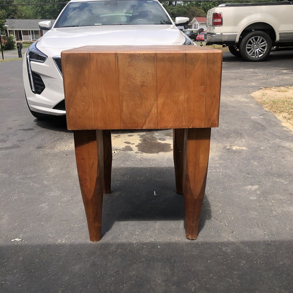 Vintage, Authentic Butcher Block Antique Butcher Block | eBay