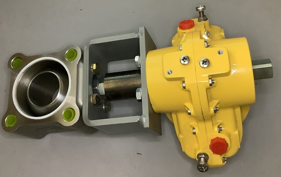 Kinetrol GU9 9NU Pneumatic Valve Positioner w/ A351 CF8M Ball Valve ...