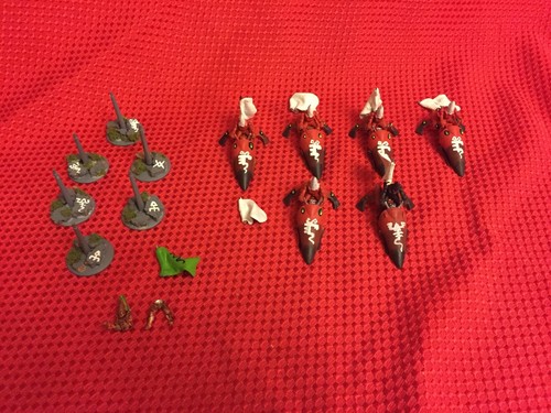 Warhammer 40k Eldar 6x Eldar Jetbikes Professionally painted &based ...