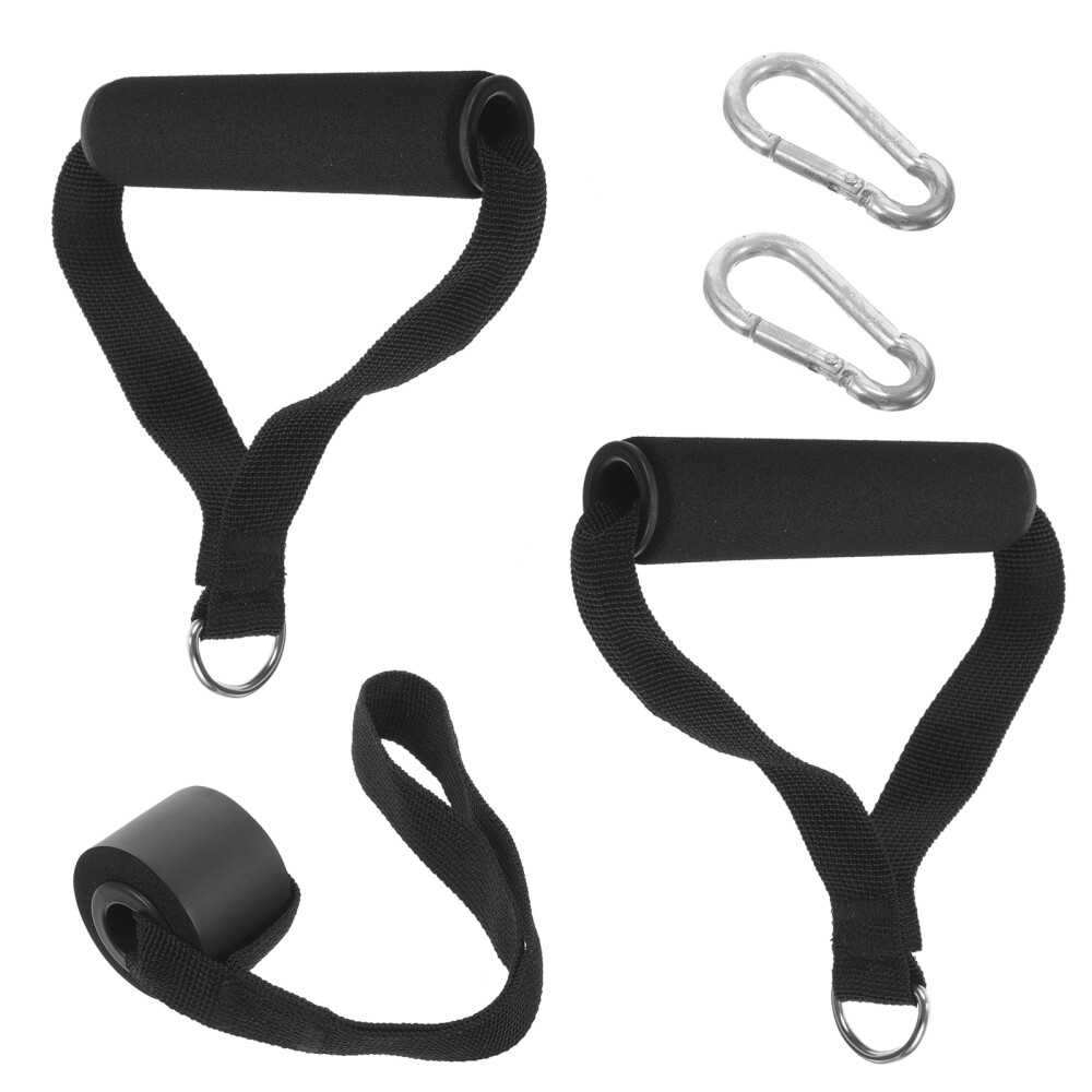 Tricep Pull down Attachment Tension Rope Set Portable Resistance Band ...