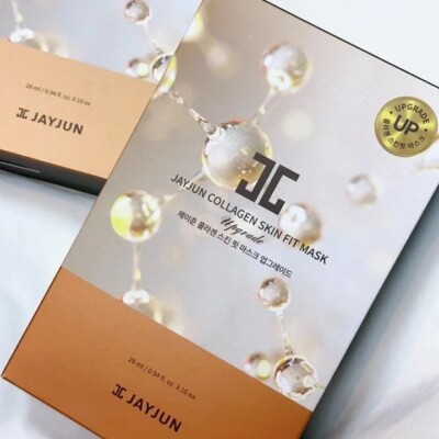 JAYJUN Collagen Skin Fit Mask Sheet 10 sheets, Korean Cosmetics, KBeauty, sample | eBay