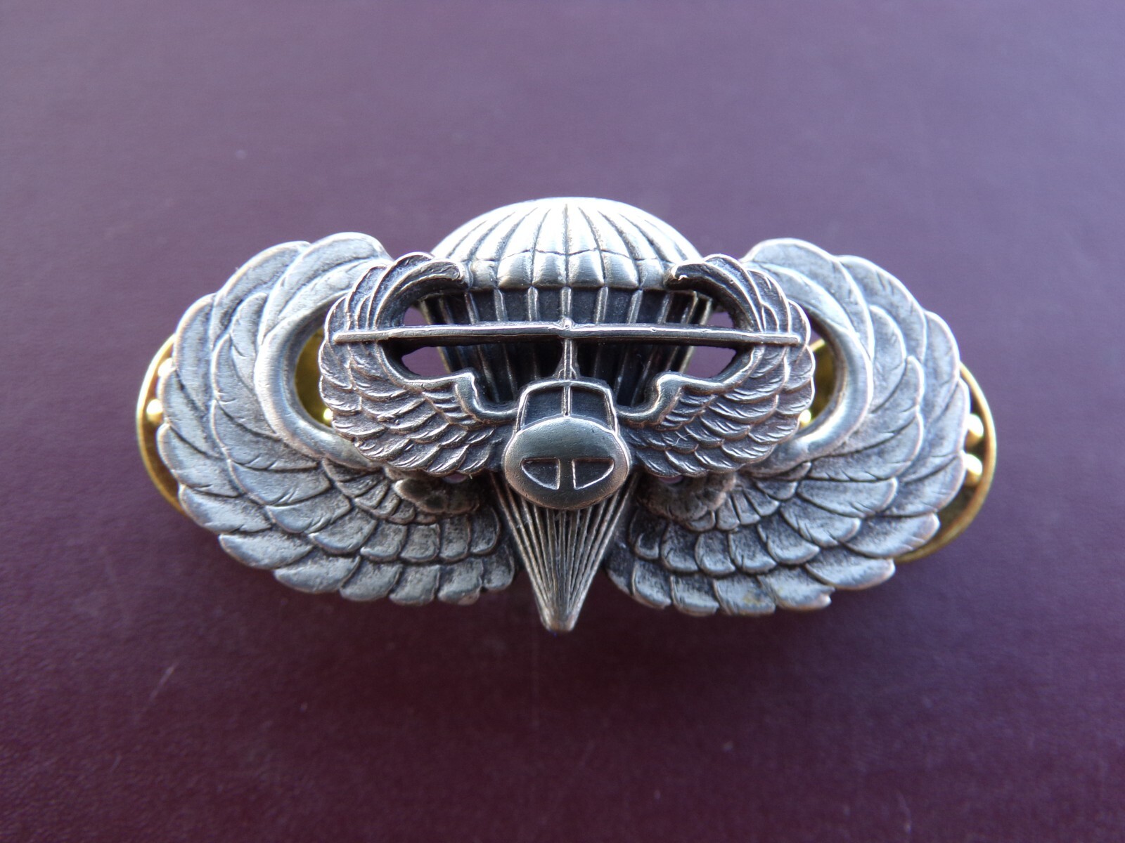 Jump Wing Air Assault Airborne Badge Military Army Parachute Pin Medal ...