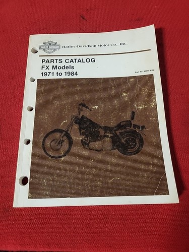 Harley FX Shovelhead Factory Parts Catalog Manual 1971-1984 | eBay