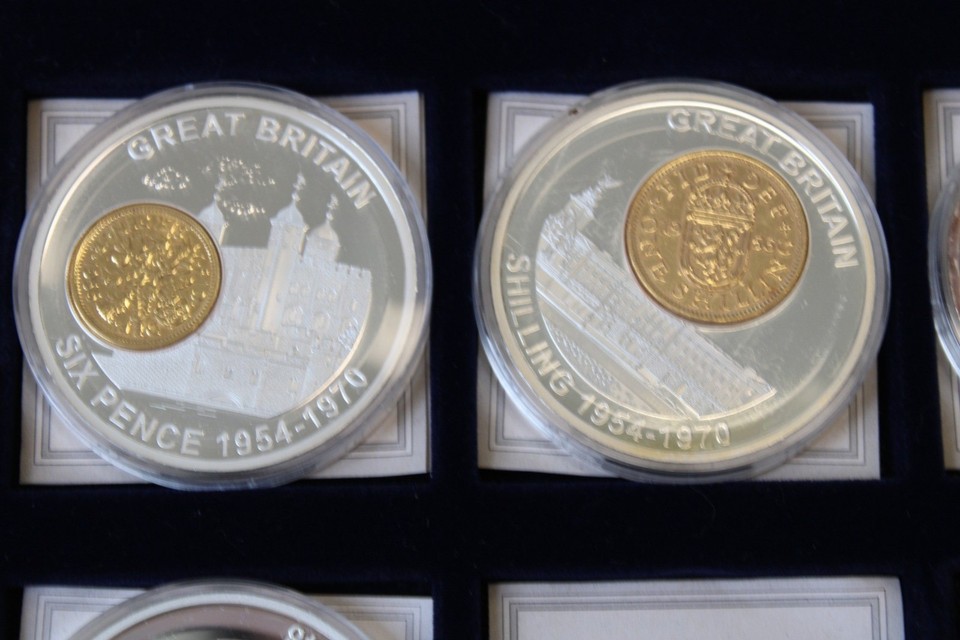 Windsor Mint HISTORY OF BRITISH CURRENCY Pre-decimalisation Coin Series ...