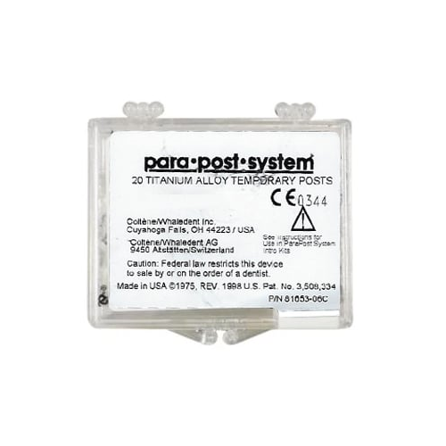Coltene Whaledent P463 ParaPost Titanium Temporary Endodontic Posts #3 ...