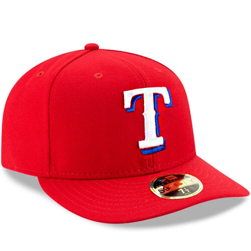 New era Texas Rangers Red Fitted Hat MLB 2017 Authentic Low Profile Cap ...