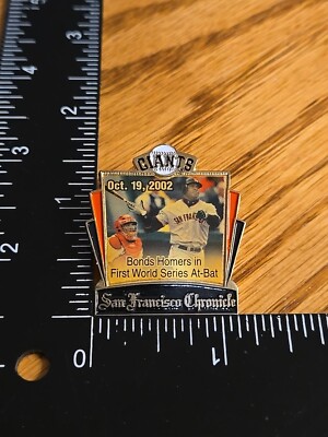 SAN FRANCISCO GIANTS Barry Bonds San Francisco Chronicles MLB Pin K1 | eBay